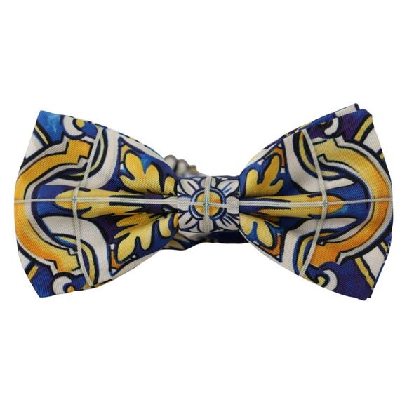 Dolce & Gabbana | Accessories | Dolce Gabbana Multicolor Majolica Print ...